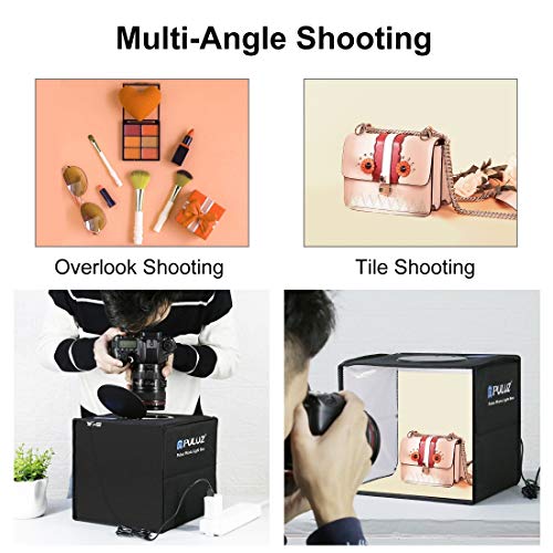 Foldable Photo Box Portable Studio Kit 12 Background Colors LED Dimmable Photography Light Box 25 cm Photo Props Equipment