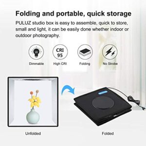 Foldable Photo Box Portable Studio Kit 12 Background Colors LED Dimmable Photography Light Box 25 cm Photo Props Equipment