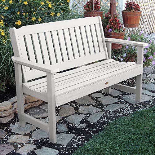 Highwood AD-BENW1-WHE Lehigh Garden Bench, 5 Feet, White