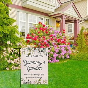 Grandma Gift Garden Flag Vertical Double Sized, Nana Gift Summer Holiday Yard Flag Outdoor Decoration 12.5 x 18 Inch