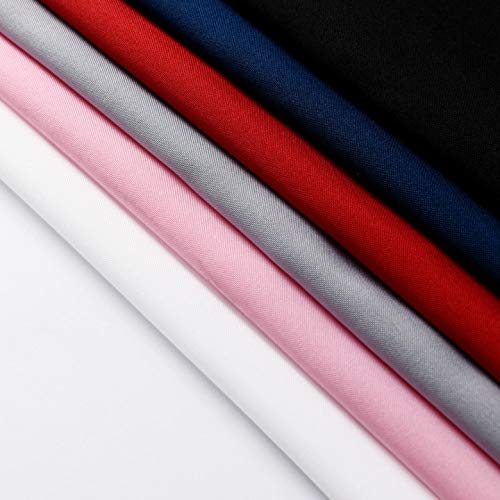 Hiasan Black Backdrop Curtains for Parties, Polyester Photography Backdrop Drapes for Family Gatherings, Wedding Decorations, 5ftx10ft, Set of 2 Panels