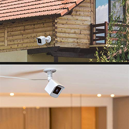 PEF Mount for All-New Wyze Cam V3 ONLY, Weatherproof Protective Cover and 360 Degree Adjustable Wall Mount Solid Housing for Wyze V3 Outdoor Indoor Smart Home Camera System (White, 3 Pack)