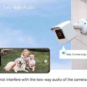 PEF Mount for All-New Wyze Cam V3 ONLY, Weatherproof Protective Cover and 360 Degree Adjustable Wall Mount Solid Housing for Wyze V3 Outdoor Indoor Smart Home Camera System (White, 3 Pack)