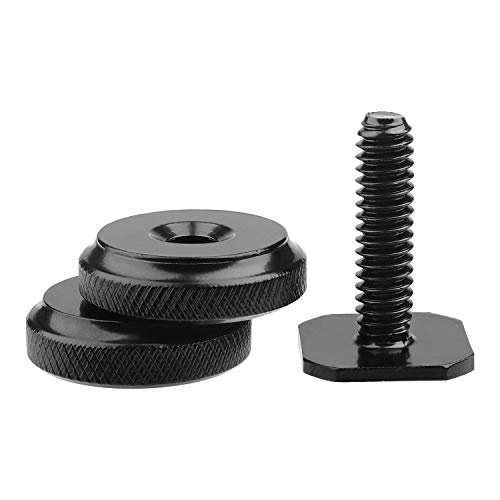 Camera Hot Shoe Mount to 1/4"-20 Tripod Screw Adapter Flash Shoe Mount for DSLR Camera Rig (Pack of 2)