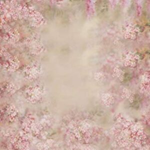 5x6.5ft Colorful Fantasy Background Pink Painting Flower Backdrop for Photography Baby Shower Backdrop Maternity Shoots Newborn Photo Studio Background Seamless XT-6760