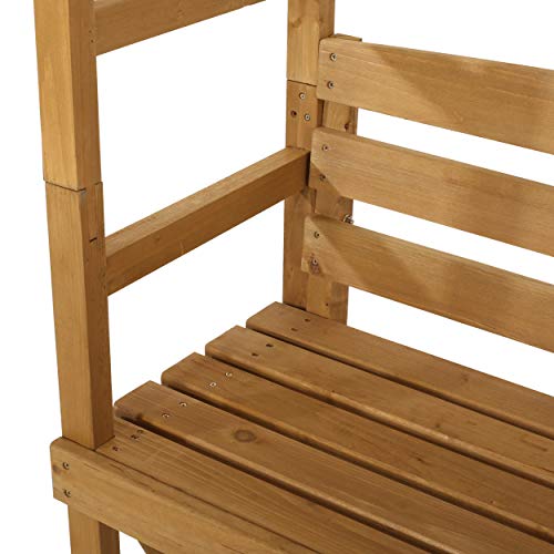 Christopher Knight Home Lydia Traditional Firwood Arbor Bench, Teak