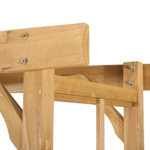 Christopher Knight Home Lydia Traditional Firwood Arbor Bench, Teak