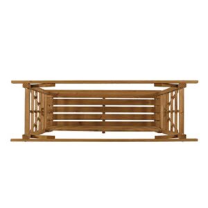 Christopher Knight Home Lydia Traditional Firwood Arbor Bench, Teak