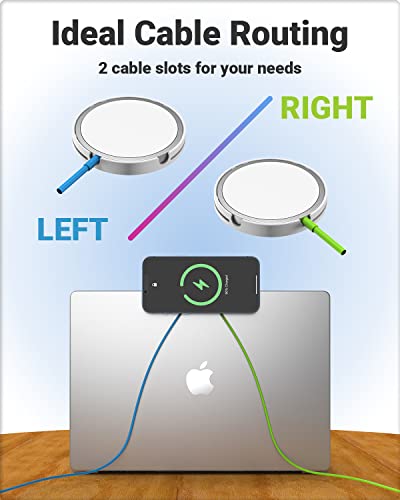 Fumuxry Continuity Camera Mount for MacBook Air, Pro Compatible with Magsafe for iPhone 14/13/ 12 Series, iPhone Webcam Mount for iOS 16 & macOS Ventura