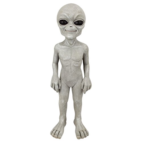 Design Toscano The Out-of-this-World Alien Extra Terrestrial Statue: Small