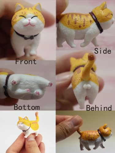 9 PCS Cute Miniature Cats Landscape Lovely Cats Figurines Fairy Home Garden Animals Kitten Adorable Cupcake Christmas Birthday Gift for Home Garden Decor Ornament Supplies