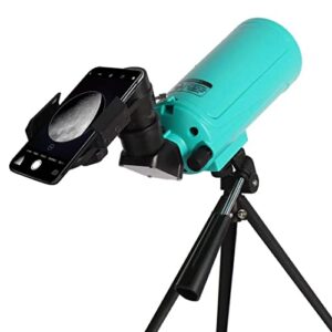 maksutov-cassegrain telescope for adults kids astronomy beginners, sarblue mak60 catadioptric compound telescope 750x60mm, compact portable travel telescope, with tabletop tripod phone adapter