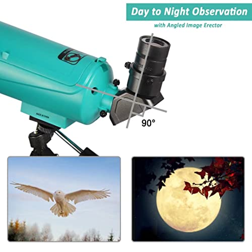 Maksutov-Cassegrain Telescope for Adults Kids Astronomy Beginners, Sarblue Mak60 Catadioptric Compound Telescope 750x60mm, Compact Portable Travel Telescope, with Tabletop Tripod Phone Adapter