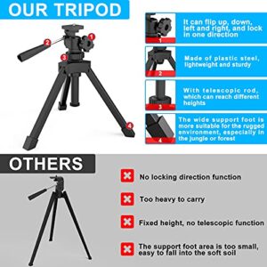 Emarth 20-60x60AE 45 Degree Angled Spotting Scope with Tripod, Phone Adapter, Carry Bag, Scope for Target Shooting Bird Watching Hunting Wildlife