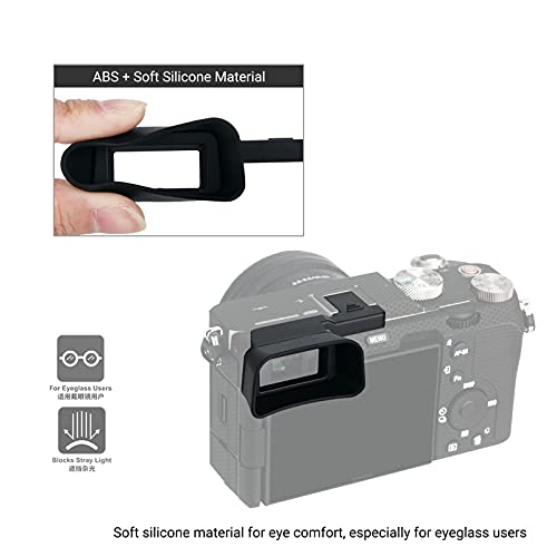 Soft Silicon Camera Viewfinder Eyecup Eyeshade for Sony A7C Alpha 7C (ILCE7CL/S) Eyepiece Eye Cup Protector