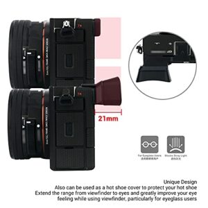 Soft Silicon Camera Viewfinder Eyecup Eyeshade for Sony A7C Alpha 7C (ILCE7CL/S) Eyepiece Eye Cup Protector