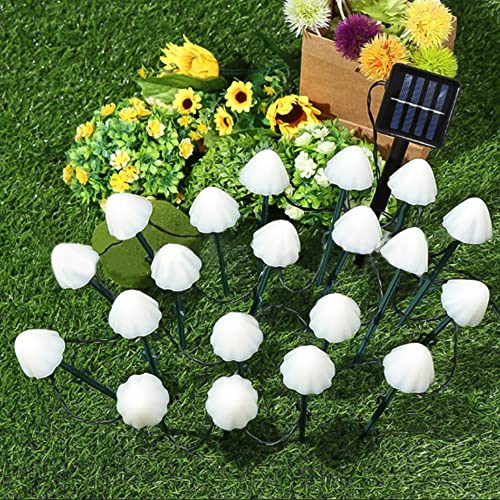 Mushroom Solar Lights, 10pcs Outdoor Solar Garden Lights, 8 Modes Mini Waterproof MMushroom Light for Pathway Landscape Garden Backyard Lawn Halloween Christmas Party Wedding Festival Decoration