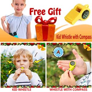 Kid Binoculars Best Gifts for 3-12 Years Boys Girls High-Resolution Optics Shockproof Mini Compact Binocuolar Toys Folding Small Telescope for Bird Watching Camping Outdoor Play