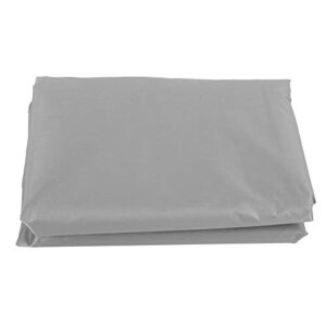 Simlug Swing Seat Cover, Swing Chair Cushion, High‑Grade 190T Polyester Taffeta Fabric Cushion Replacement Foldable 150X50X10cm Swing Chair Cushion Garden Lawn Yard (Gray)