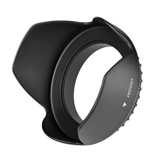 58mm Digital Tulip Flower Lens Hood for Canon Rebel T5, T6, T6i, T7i, T8i, EOS 80D, EOS 90D, EOS 77D, SL3 Cameras with Canon EF-S 18-55mm is STM Lens