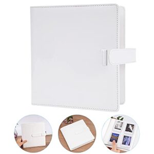 256 pockets mini photo album for fujifilm instax mini 12/mini 11/mini 9 /mini link printer/liplay instant camera, polaroid snap/pic-300/z2300/ socialmatic instant cameras & zip instant printer (ice white)