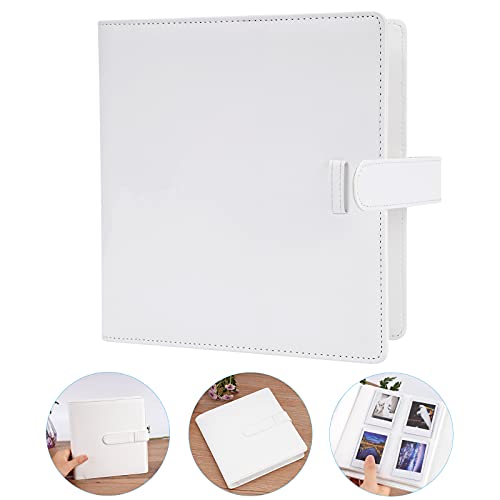 256 Pockets Mini Photo Album for Fujifilm Instax Mini 12/Mini 11/Mini 9 /Mini Link Printer/LiPlay Instant Camera, Polaroid Snap/PIC-300/Z2300/ SocialMatic Instant Cameras & Zip Instant Printer (Ice White)