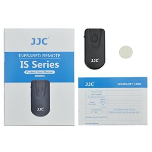 JJC Wireless Infrared Shutter Release Remote Control for Canon Rebel T7i T6i T5i T4i T3i SL1 EOS R5 R6 7D Mark II 6D Mark II 5D Mark IV III 5DS 90D 77D 80D 70D M6 M5 M3 Replaces Canon RC-1/RC-6 Remote