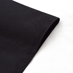 Black Backdrop Curtains Polyester Backdrop for Curtains Black Curtain Fabric 2 Packs 5ftx8ft Polyester Backdrop for Party