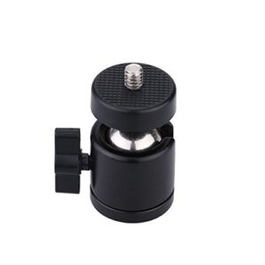 akoak 1/4″ swivel mini ball head screw tripod mount for dslr camera camcorder light bracket, pack of 1