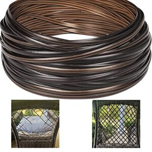 windaze 230ft wicker repair kit, synthetic pe rattan repair material for patio furniture, waterproof wicker repair supplies replacement for knit diy repair