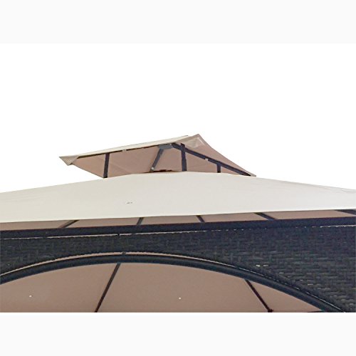 Garden Winds Bolivia Gazebo Replacement Canopy Top Cover - RipLock 350