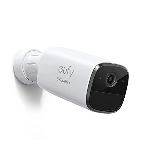 eufy Security, SoloCam E40, Outdoor Security Camera, WiFi, Wireless, Wire-Free, Advanced AI Person-Detection, Two-Way Audio, 2K Resolution, 90dB Alarm, IP65 Weatherproof, No Monthly Fee (Renewed)