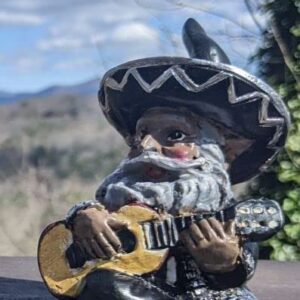 John Bernard & Company Mariachi Band Shelf Sitter Gnomes Statue Set of 3, 6 inches H, Includes Guitarist, Violinist, Trumpet Player, Funny Home or Garden Décor…. La Fiesta Collection