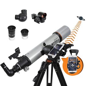 celestron – starsense explorer dx 102az smartphone app-enabled telescope – works with starsense app to help you find stars, planets & more – 102mm refractor – iphone/android compatible