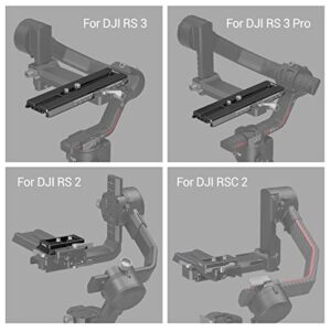 SMALLRIG Quick Release Plate for Arca-Type Standard Compatible with DJI RS 2 / RSC 2 / RS 3 / RS 3 Pro Gimbal - 3154