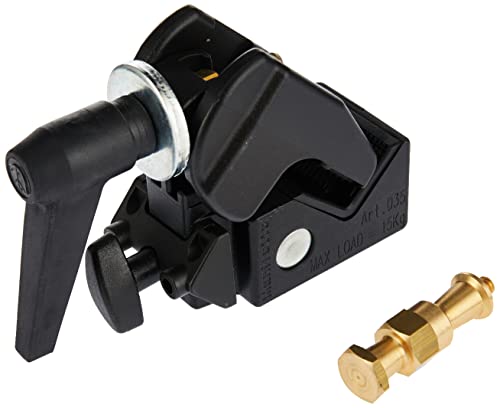 Manfrotto 035RL Super Clamp with 2908 Standard Stud - Replaces 2900 - Black