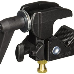 Manfrotto 035RL Super Clamp with 2908 Standard Stud - Replaces 2900 - Black