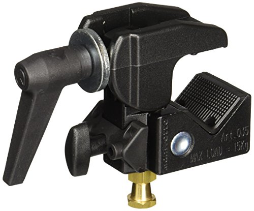 Manfrotto 035RL Super Clamp with 2908 Standard Stud - Replaces 2900 - Black