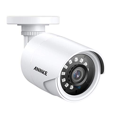 ANNKE 1080P CCTV Home Surveillance Bullet Add–On Camera, 2MP Hybrid 4-in-1 Wired Security Camera with 100ft Night Vision, IP66 Weatherproof and Dustproof for Outdoor Use