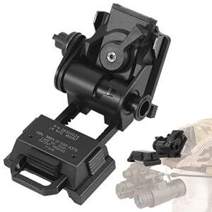 gexmil cnc pvs15/18 night vision goggles mount for l4g24 nvg metal helmet mount (black)