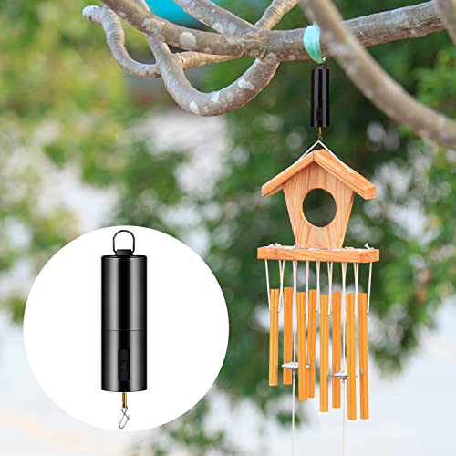 Hanging Black Rotating Motor Wind Spinner Motor Mobile Battery Operated Motor Multi-Purposes Rotatable Hook for Garden Decoration Accessory Supplies (1)