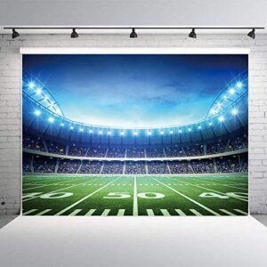 ruini football field photography backdrop football field auditoriumlight themed party backdrop 7x5ft