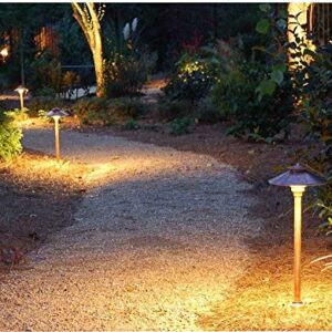 Neanete Low Voltage Landscape Replacement led Light Bulb 12v T5 T10 Wedge Base 25W Equivalent 1.5W 240lm for Garden Path Light Deck Light,Walkway Lawn Light warmwhite 3000K Pack of 6