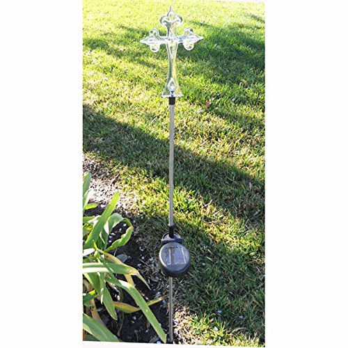 Unido Box Cross Solar Garden Stake Light LED Color-Changing, Set of 2