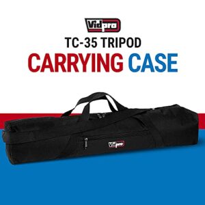 VidPro 35 inch Tripod Carrying Case with Strap for Bogen-Manfrotto, Sunpak, Vanguard, Slik, Giottos and Gitzo Tripods