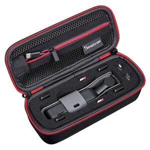 smatree hard carrying case compatible with dji osmo pocket 2/dji osmo pocket (xs)