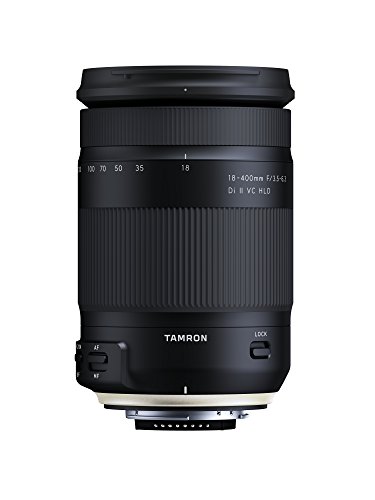 Tamron 18-400mm F/3.5-6.3 DI-II VC HLD All-In-One Zoom For Nikon APS-C Digital SLR Cameras (6 Year Limited USA Warranty)