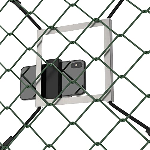 Action Camera Backstop Fence Mount for GoPro Smartphones, Ideal Backstop Camera Fence Mount for Recording Baseball,Softball and Tennis Games (2 in 1)