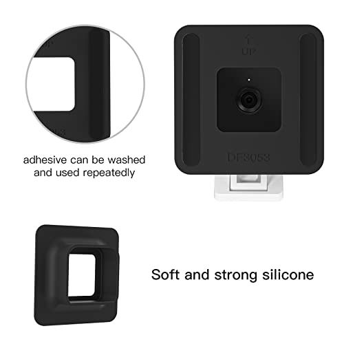 oioaahkeo Window Mount for Wyze Cam V3, Adhesive Mount for Mountinng Wyze Cam V3 on Window Glass(Black, 2 Pack)