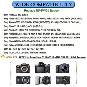 AC-PW20 Adapter PW20 DC Coupler Gonine (NP-FW50 Battery Replacement) for SONY Alpha NEX-5 NEX-5A NEX-5C NEX-5CA NEX-5CD NEX-5H NEX-5K NEX-3 NEX-3A NEX-3C NEX-3CA NEX-3CD NEX-3D NEX-3K